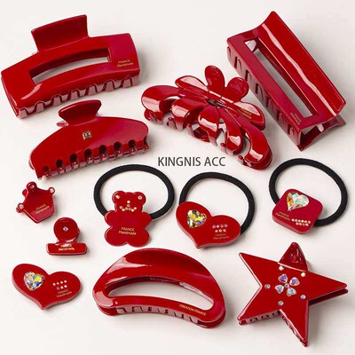 New Year tic Acid Senior Chinese New Year Celebration Red Ha
