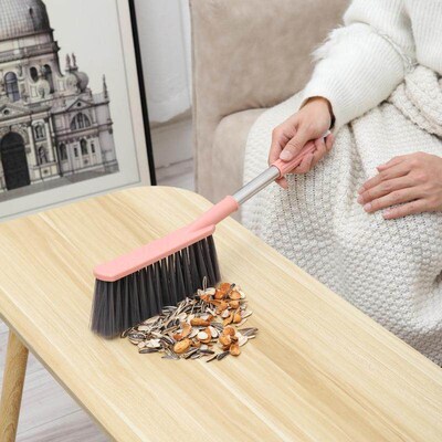 Creative Stainless Steel Long Handle Cleaning Broom Dust Bed