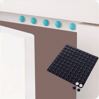 300/100pcs Silicone Cabinet Door Bumpers Clear