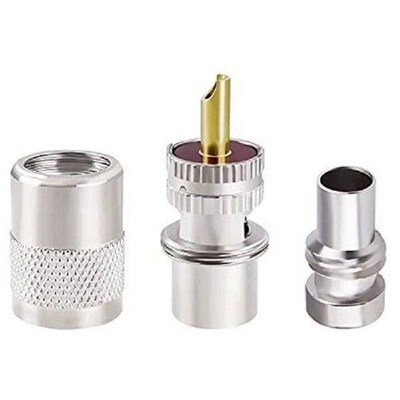 PL-259 Coaxial Connectors UHF Male Solder Connector Plug 50