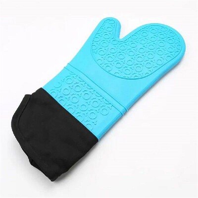 1pc Insulated Oven Gloves Silicone Heat-proof Gloves Oven