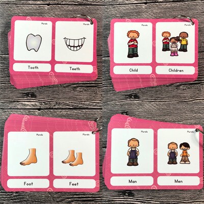 70 Groups Noun Plural Change Rules Early Learning Education