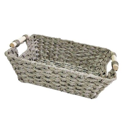 Imitation Rattan Storage Basket Multipurpose Decorative