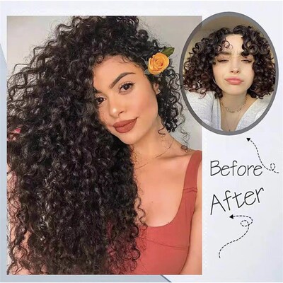 Wig Clip Hair 6-piece Set 26inch Hair Extensions African Flu