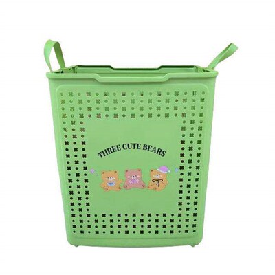 New Foldable Household Wheeled Cart Dirty Clothes Basket for