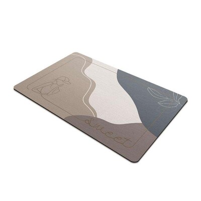 New Style Toilet Water Absorbent Quickdrying  Floor Mat Doo