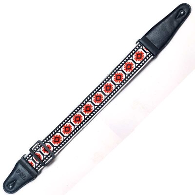 Guitar Strap Embroidered Embroidered Jacquard Cotton Guitar