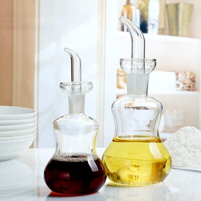 Heat-resistant Glass Oil Pot Creative Oil Vinegar Bottle Ses