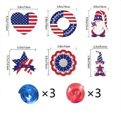 Patriotic Hanging Swirls Pendant Reliable Odorless Durable