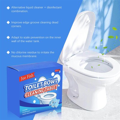JUE FISH Toilet Cleaning Tablets - Effectively cleans toilet
