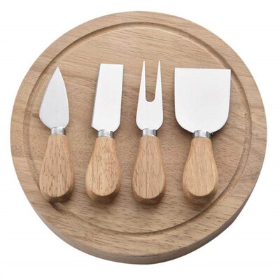 Travel Cheese Set with Cutting Board Cheese Knife 芝士黄油刀