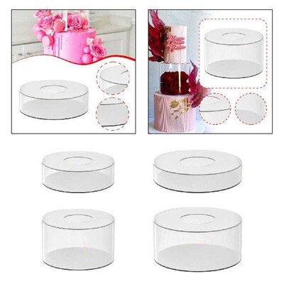 Acrylic Cake Display Stand Buffet Riser Organization