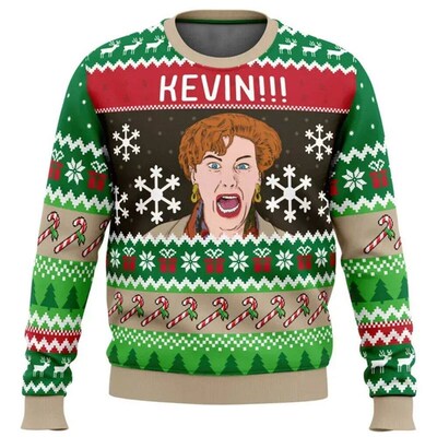 Home Alone Ugly Christmas Sweater Men Women Pullover Hot Sal