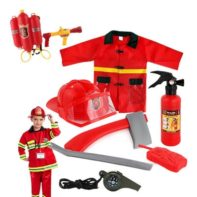 Fireman Costume Childrens Tool Costume Halloween