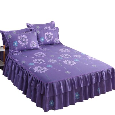 [bilateral Bed Skirt A Pair Of Pillowcases] Korean Version O