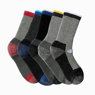 3 Pairs Merino Wool Ski Hiking Socks Men Women Winter Outdoo