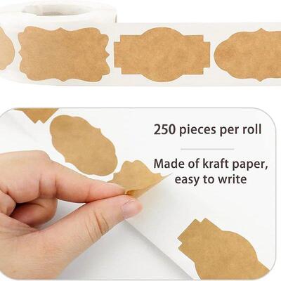 Self-adhesive Labels Spice Jars Stickers Kitchen Labels Spec