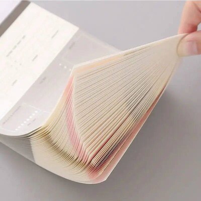 60 Sheets Weekly Planner Notepad, Tear-Off Time Block Planne