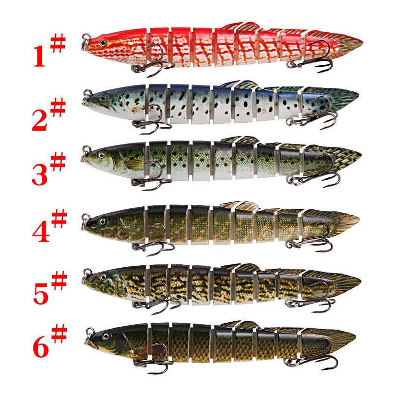 Luya bait, multi-stage fish simulation, loach nine section