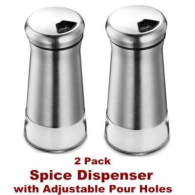 Salt Pepper Shaker Spice Dispenser Kitchen Cooking Himalayan