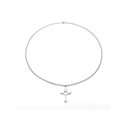 Necklace Mens long cross sweater chain accessories项链男