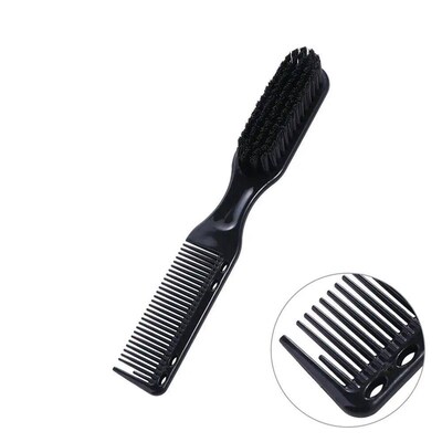 Black Double-sided Beards Comb Professional Multifunction Ca