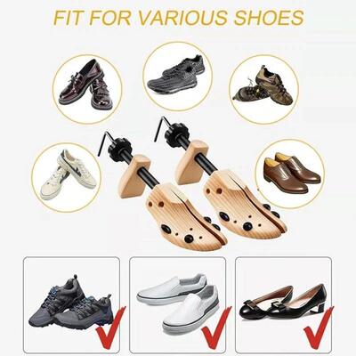 1Pc Woden Shoe Stretcher Women and Mens Shoe Widener Wood S