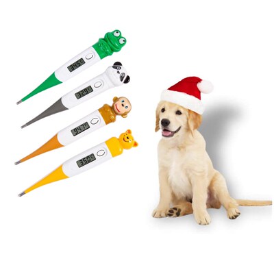 Cute Pet Digital Led Thermometer Cartoons Veterinary Body Th