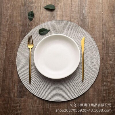 PP Environmentally Friendly Round Placemat Western Placemat