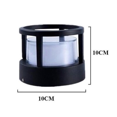 1pcs  10W 12W Outdoor Garden Column Light Waterproof Landsca