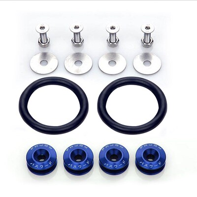 Car Bumper Mount Quick Release Bumpers Auto Chrome Fastener