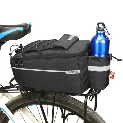 13L Bicycle Carrier Bag Bike Rear Baket Waterproof Pannier T