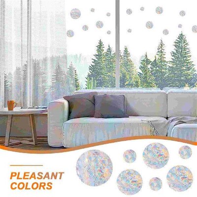 3 Sets of Glass Window Sticker Anticollision Window Cling