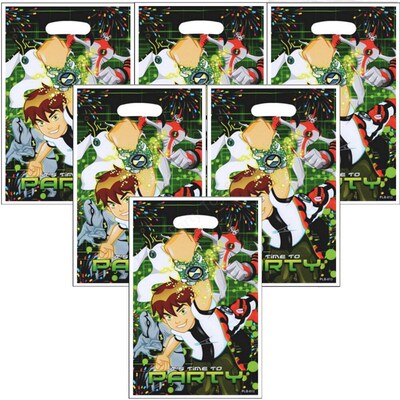 Ben 10 Birthday Decoration Party Gift Bags Plastics Candy