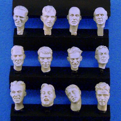1/35 Resin Figure Model Kits  Heads set  Unassembled unpaint
