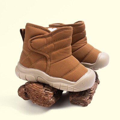 Water-repellent Fabric Toe-cap Childrens Snow Boots With VE