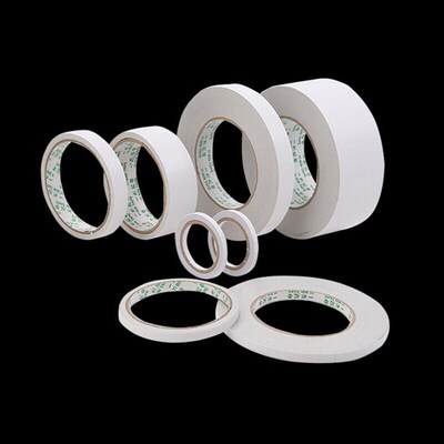 Width 5mm~20mm White Double Sided Tape Super Strong Adhesive