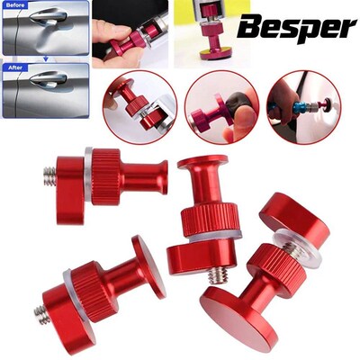 4Pcs Aluminum Alloy Glue Puller Tabs Hail Dent Slide Hammer