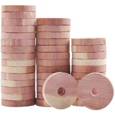 40 Packs Aromatic Cedar Bs For Clothes Storage,Natural