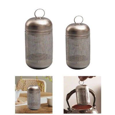 Titanium Tea Strainer Spice Infuser Portable Teaware Extra