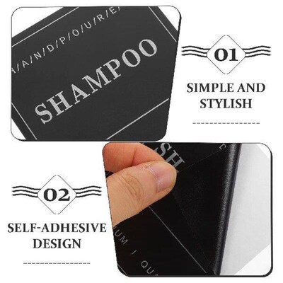 12 Pcs Bathroom Storage Tags Label Stickers Lable