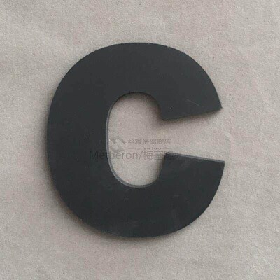 3D Black Lowercase English Letters Wall ers Living Room