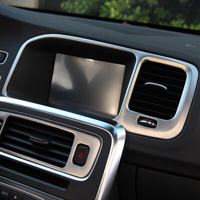 Car Styling Console Navigation Frame Decorative Cover Trim F