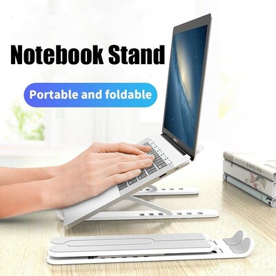 Adjustable Foldable Laptop Stand Desktop Notebook Holder Por
