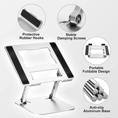 LS515 Laptop Stand Foldable Aluminum Alloy Portable Notebook