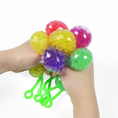 Squishy Fidget Toy squeezy Stress yo-yo ball水果悠悠球捏捏乐