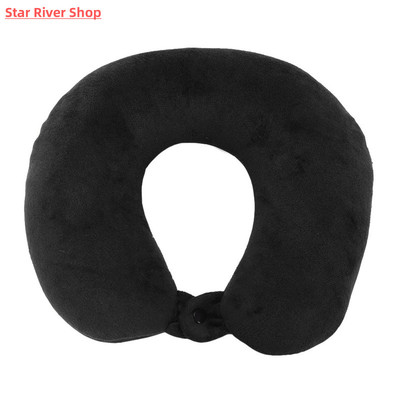 U-shaped Travel Pillow Plush Pillowcase for Outdoor Travel A
