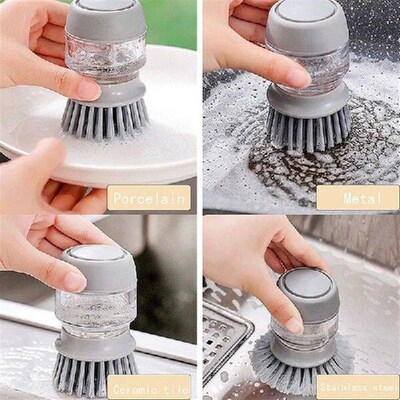 Kitchen Cleaning Brush Liquid Addition Soap Brush Household