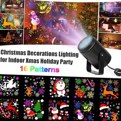 Christmas Projector LED Lighting Santa Claus Projection Lamp