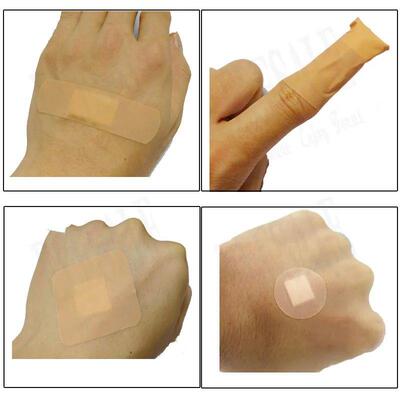 100Pcs/Pack Waterproof Band-Aids Bandages First Aid Medical